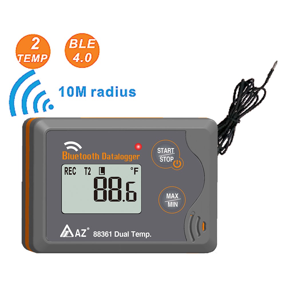 Bluetooth Temperature Data Logger External Probe AZ88361