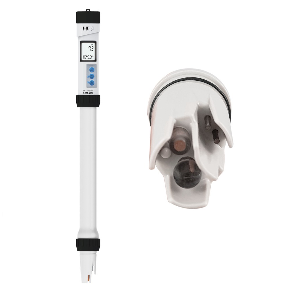 Digital Water Quality Tester HM Digital COM-300L Long Probe
