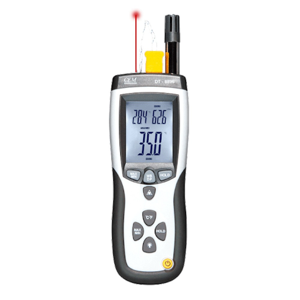 CEM DT-8896 Psychrometer Infrared Thermometer