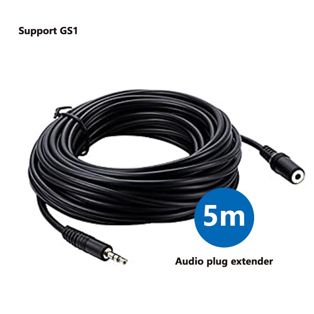 UbiBot External Probe Extender New 5m Cable Audio Plug IoT