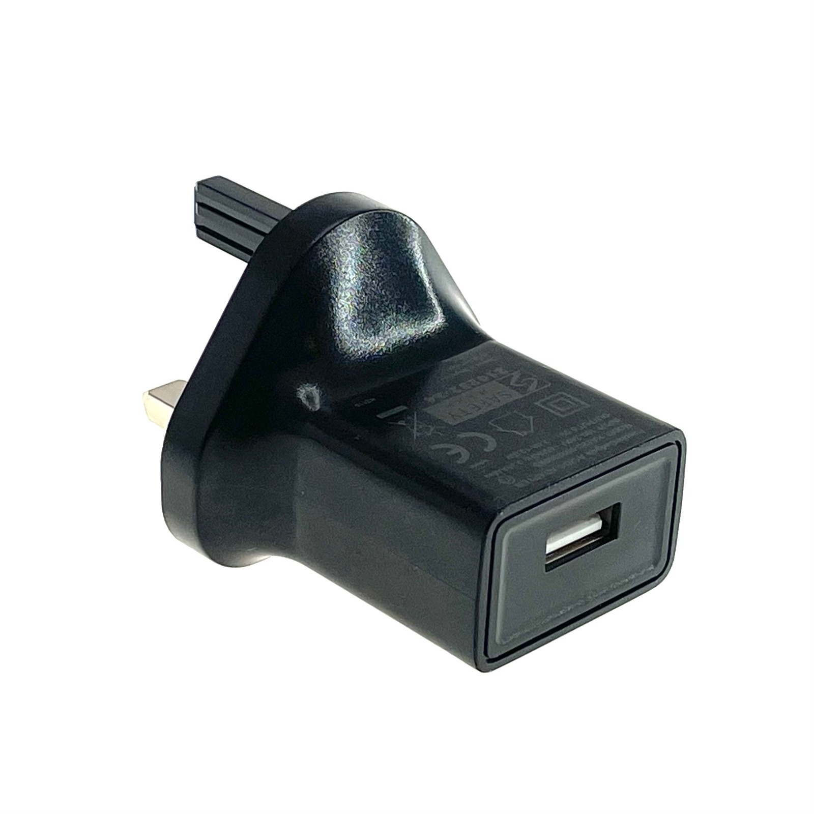 USB Smart Charger 5V 2A Approved Safety Mark UK 3-Pin Plug